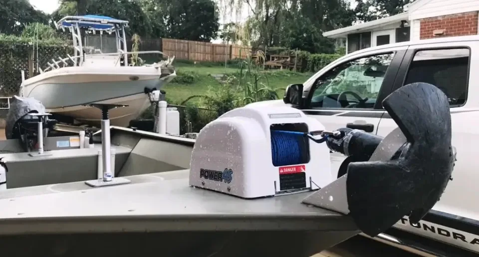 Anchor Winch 12V - Free Fall Quick Release for Marine Boats