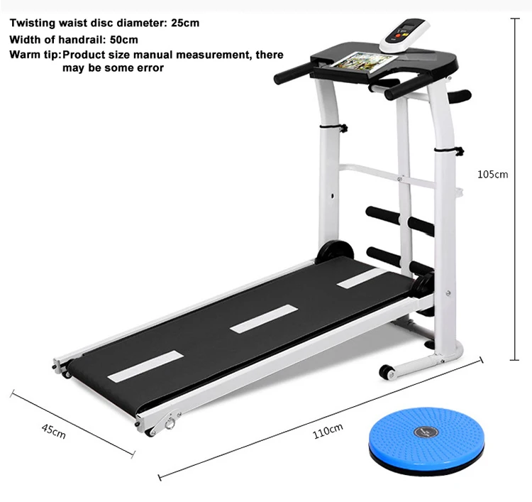 Mini Treadmill - Silent Running, Foldable Fitness Equipment