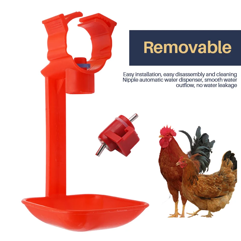 Automatic Chicken Drip Water Drinking System - Poultry Feeder