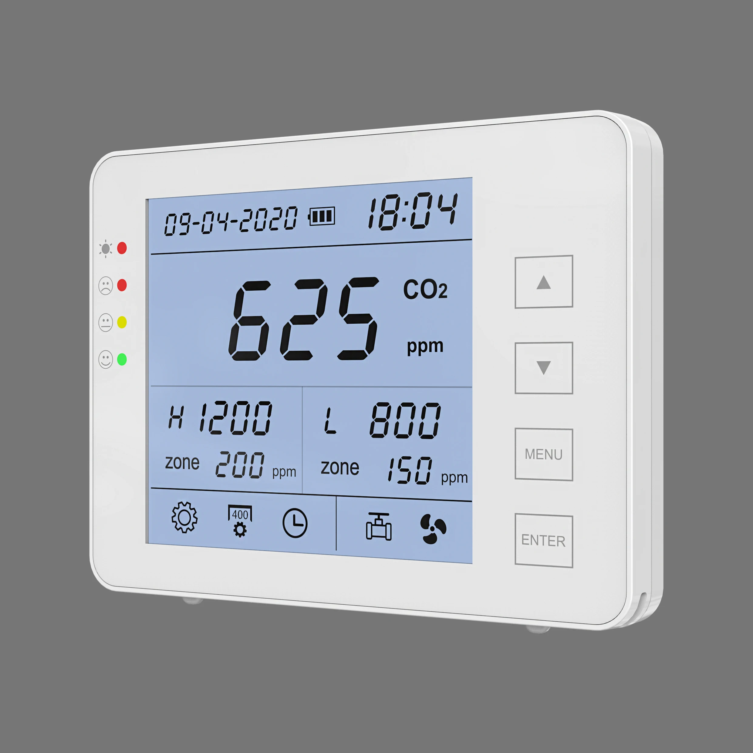 CO2 제어 배기 팬 실내 CO2 컨트롤러 신선한 공기 환기| Alibaba.com