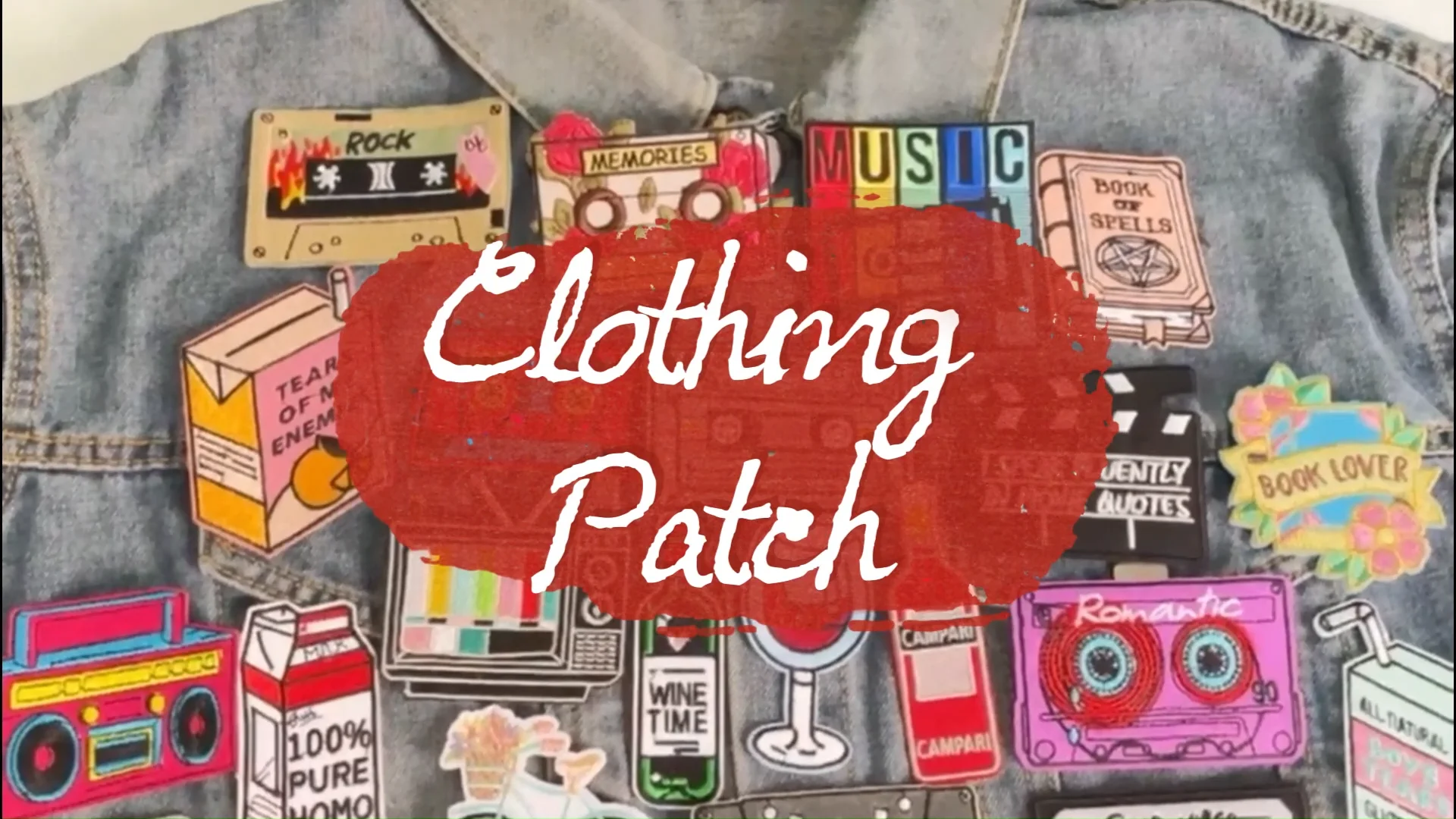 Designer Heat Press Chenille Embroidery Patch Woven Embroidered Logo ...