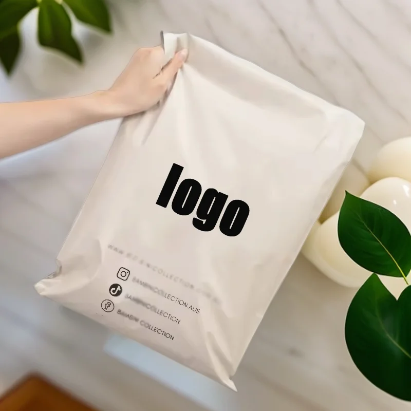 Custom Printed logo Recyclable Poly Mail Pouch Express Bag Shoes ...