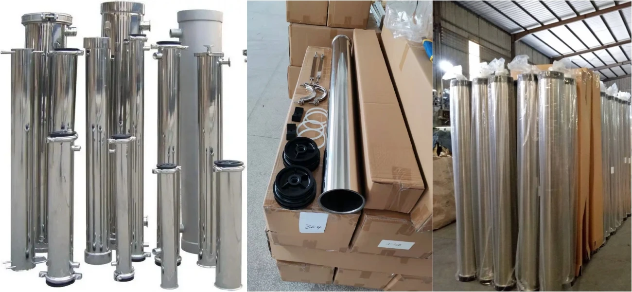 Supporting Process Piping 2.5'' 2.5 Inch Membrane Housing Ss304 ...