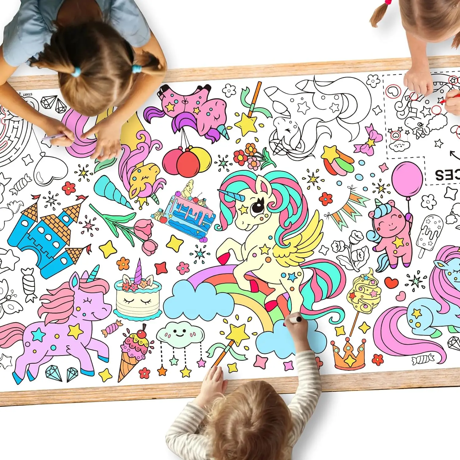Custom Children's Drawing Roll Drawing Paper for Kids,Popular Cartoon ...