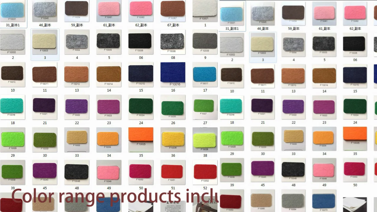 Wholesale 1 To 5mm Thickness Non Woven Fabric Color Polyester Felt Roll ...
