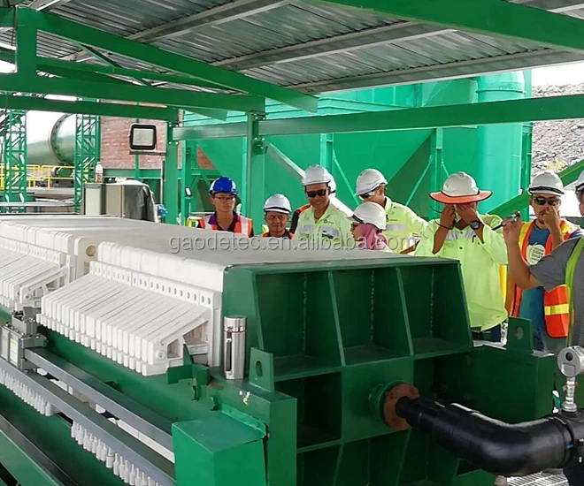 Filter Press Machine for Stone Industries Wastewater Treatment