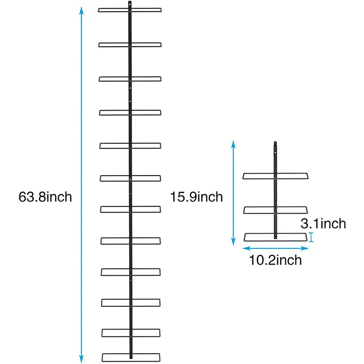 Wine Bottle Rack Wall Ceiling Mounted Unique Glass Coffee Mug Holder ...
