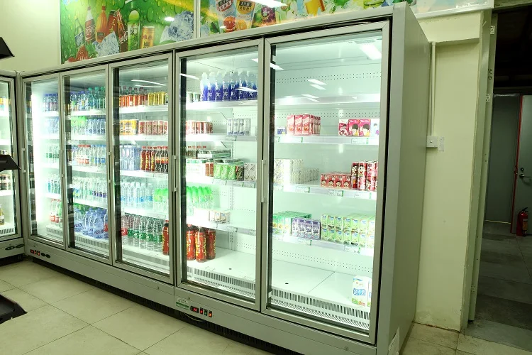 Vertical Supermarket Showcase - Chocolate Drink Chiller