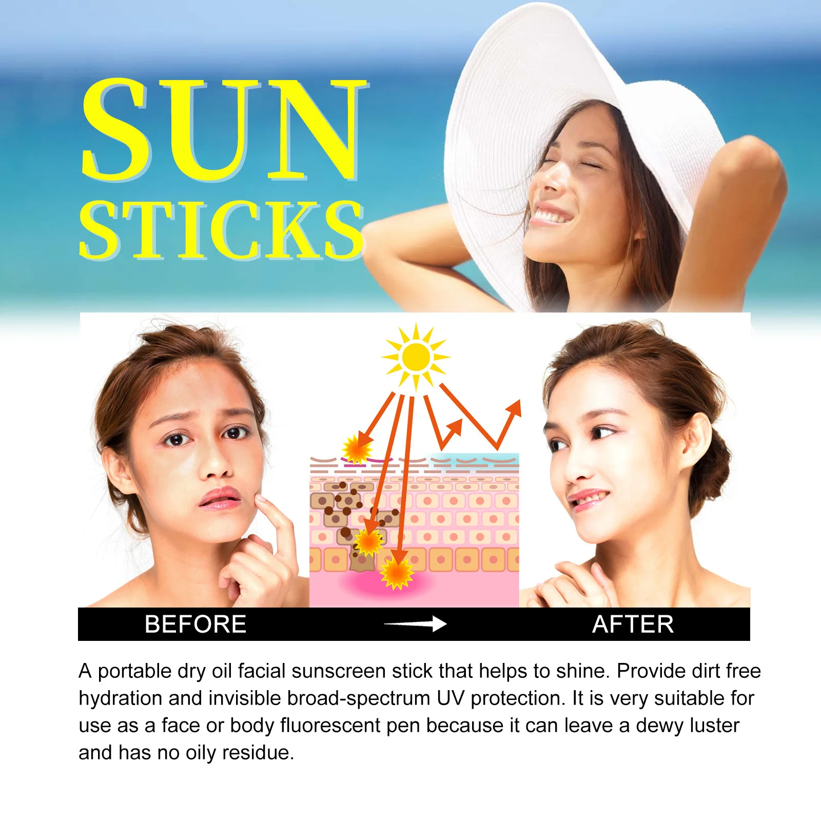 Private Label Custom Logo Natural Lowest MOQ Extreme Tanning Waterproof ...