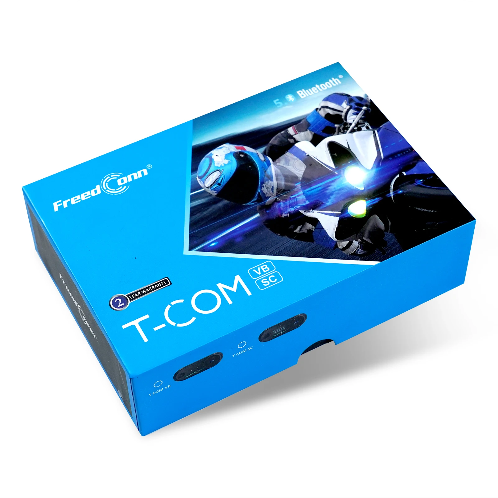 Freedconn Motorcycle Helmet Bluetooth Original Bt 5.0 2-way 800 Meters ...