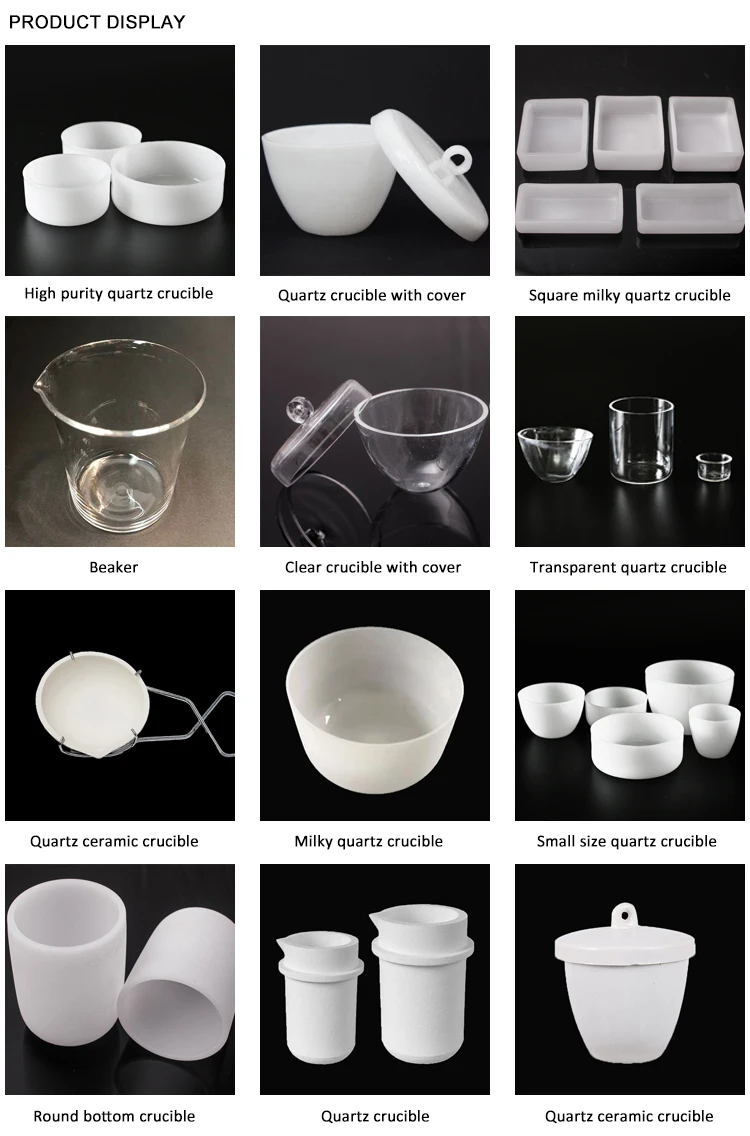 High Temperature Resistance Laboratory Crucible - Quartz