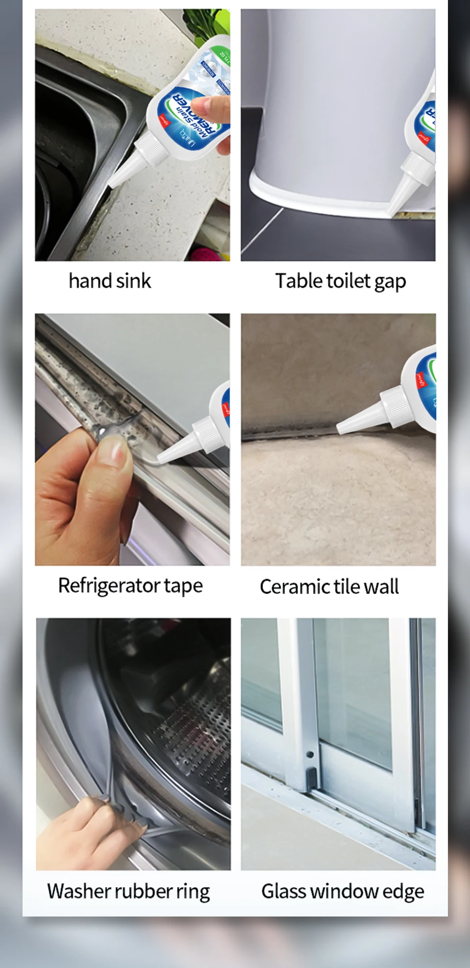 Duty Remove Mold Cleaner - Powerful Gel for Washing Machine Seal