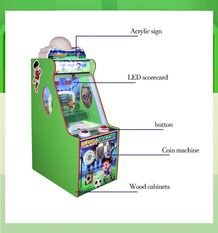 Arcade Happy Soccer - Exciting Coin-Operated Game Machine