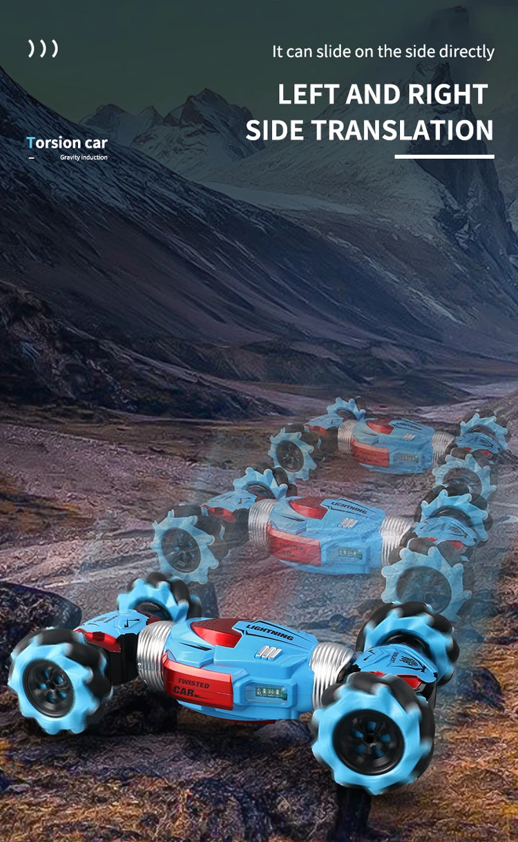 Twisted Climbing Drift Hand Gesture Controlled Stunt Car