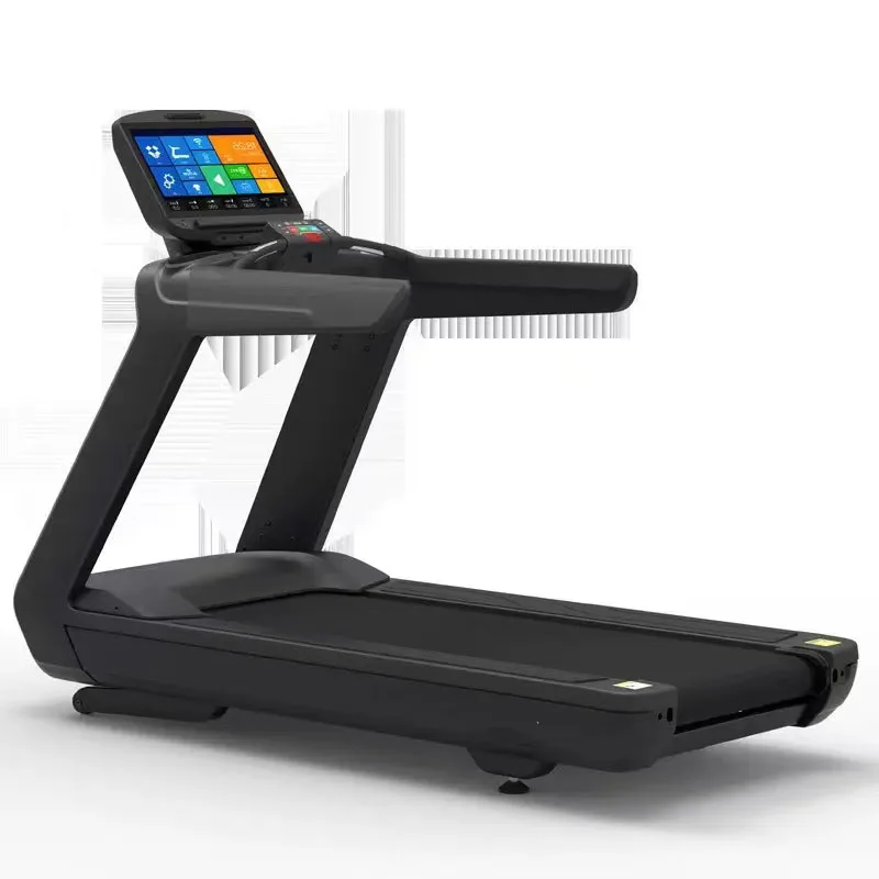 Commercial Treadmill Large Widened Smart LED Screen Foldable Electric ...