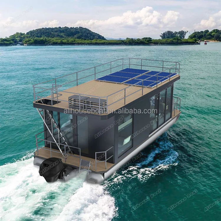 Allhouse Electric Small Luxury Floating Hotel Kit - Aluminum Hull