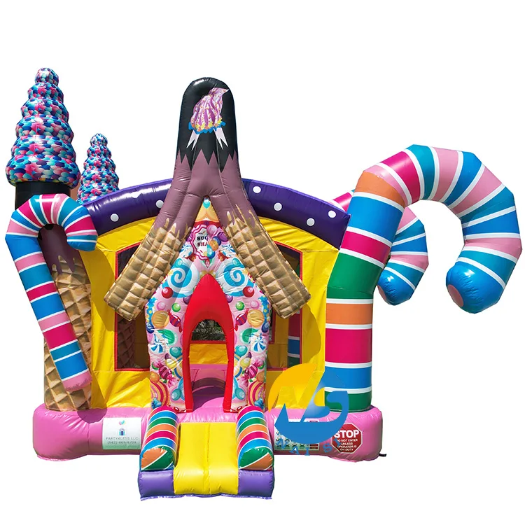Commercial Kids Inflatable Candy Twist Candy Land Candyland Bounce ...