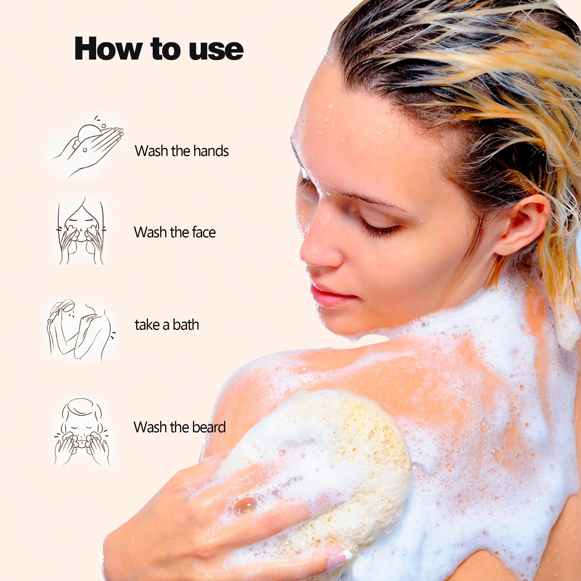 Custom Turmeric Handmade Soap Set Removing Mites Cleansing Cuticle Dirt ...