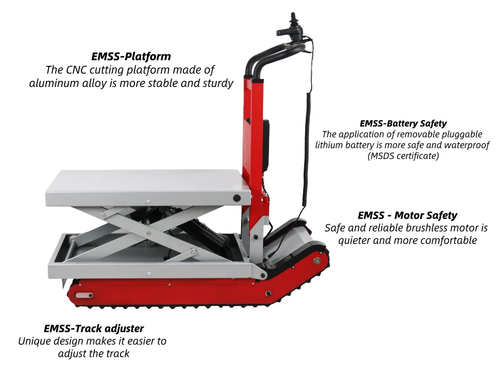 Climber Powered Climbers Electric Climbing Trolley Fold-able Aluminum ...