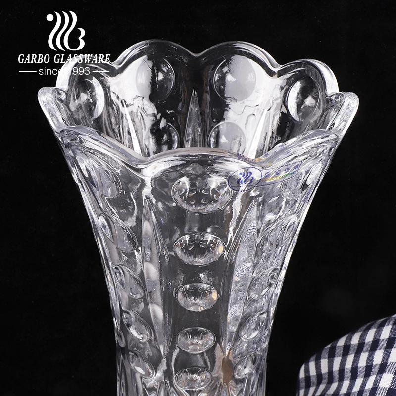 American Country Style Glass Vase with Straw Woven Decoration Design ...