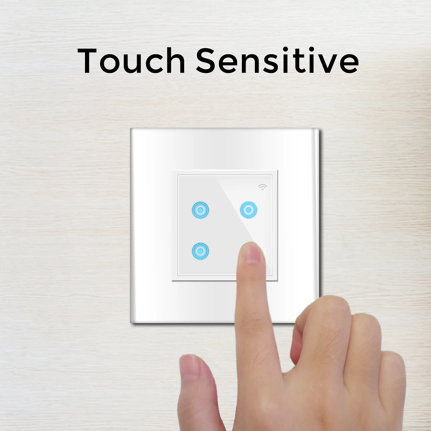 4 Gang Smart Life Tuya Wifi Wall Switch Led Touch Smart Switch Google ...