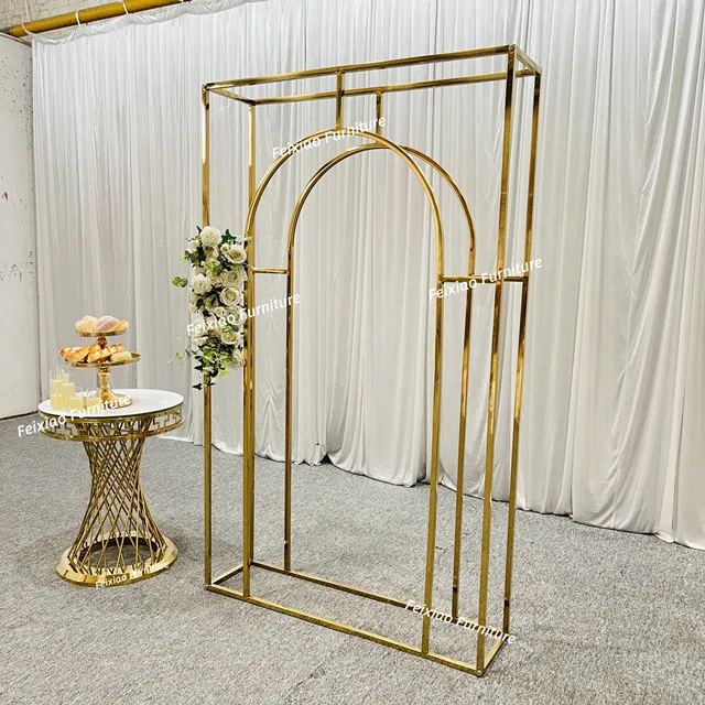Modern Design Metal Stainless Steel Backdrops For Wedding Events - Buy ...