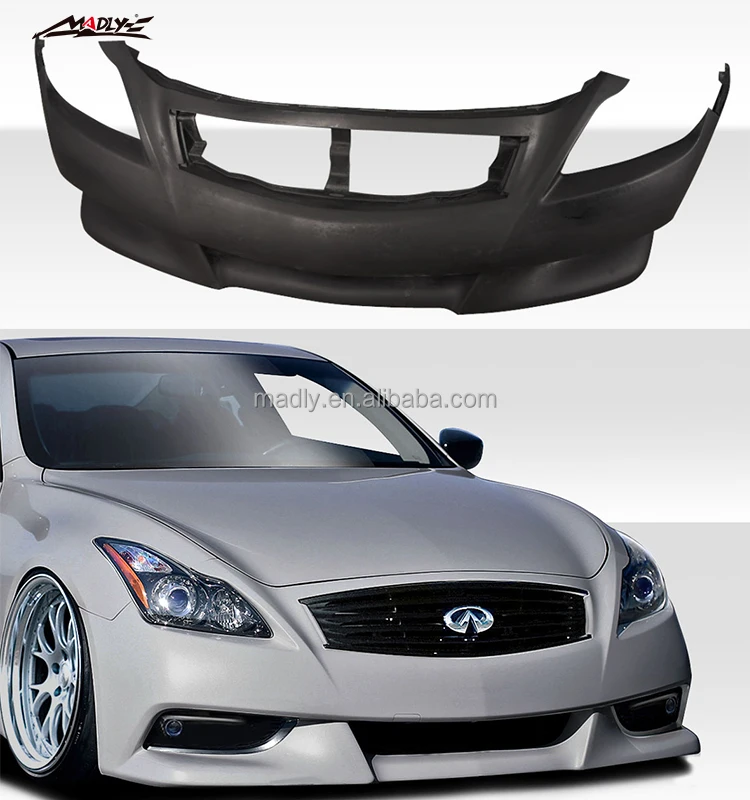 Infiniti G37 Q60 Front Bumper - Madly Body Kits G37 PU IPL Look