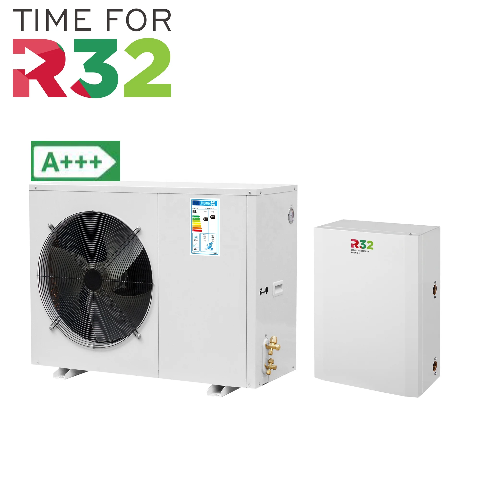 Split R32 DC inverter house heating heat pump, 6kw, 9kw, 12kw, 17kw, CE ...