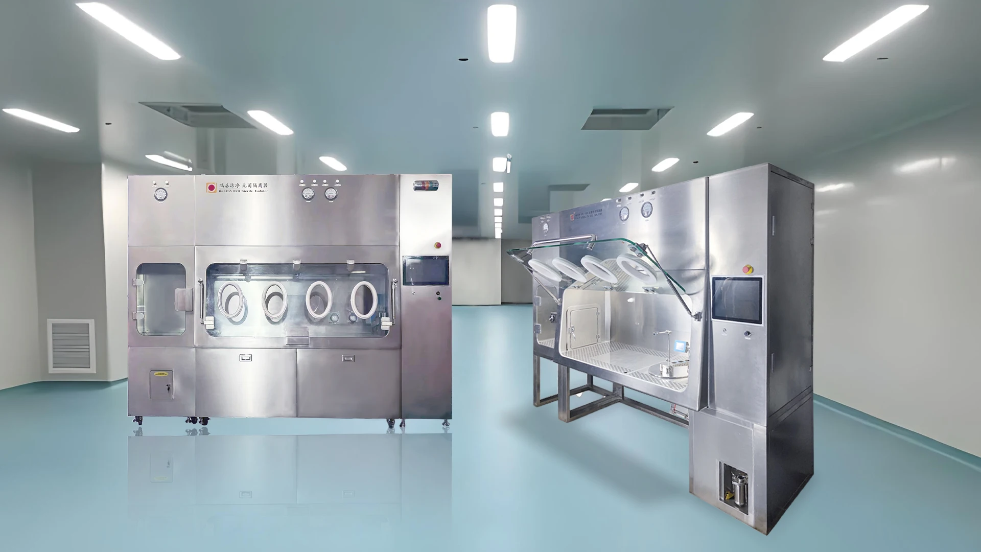 Stainless Steel 316 Aseptic Test Isolator Negative Pressure Isolator