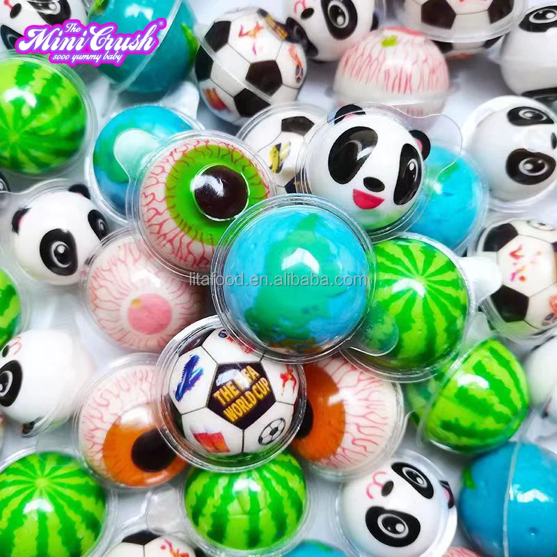 Custom3d Popping Juice Gummy Sweet Halloween Eye Ball Candy
