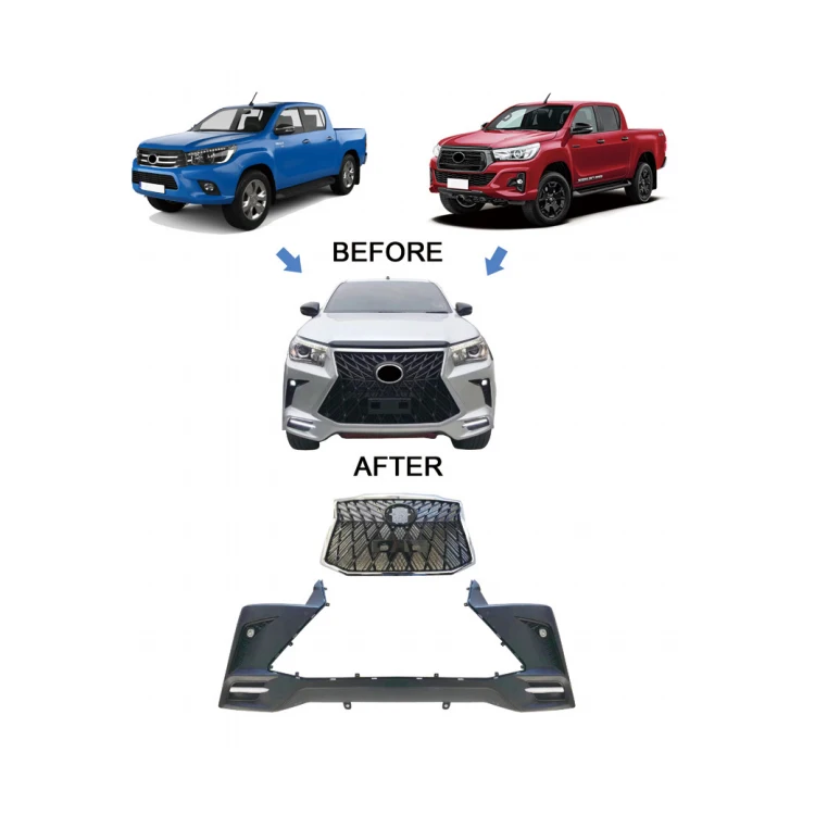 Factory Direct Facelift Bodykit Body Kit for Toyota Hilux Vigo Rocco ...