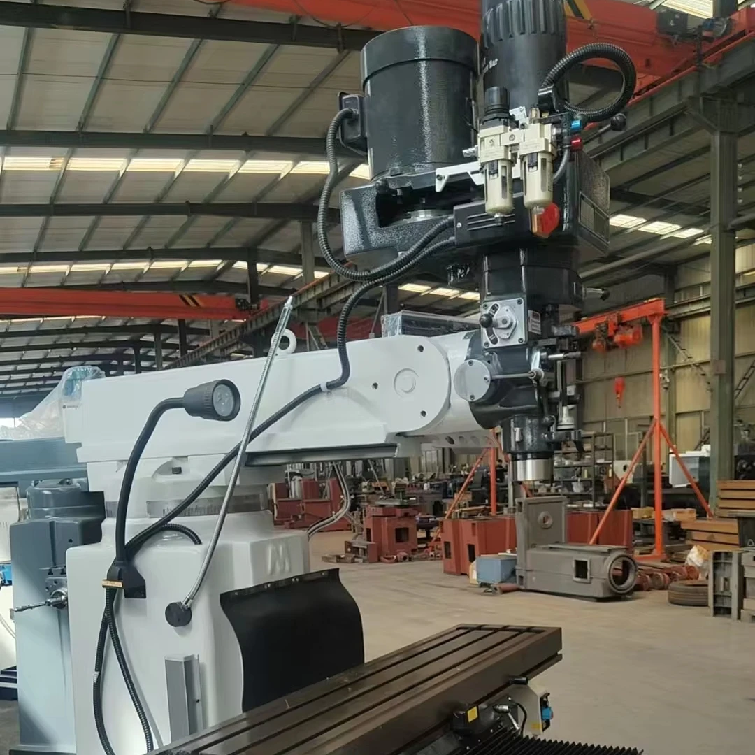 Power Drawbar Varable Speed Turret Milling Head NT40 R8 Spindle ...