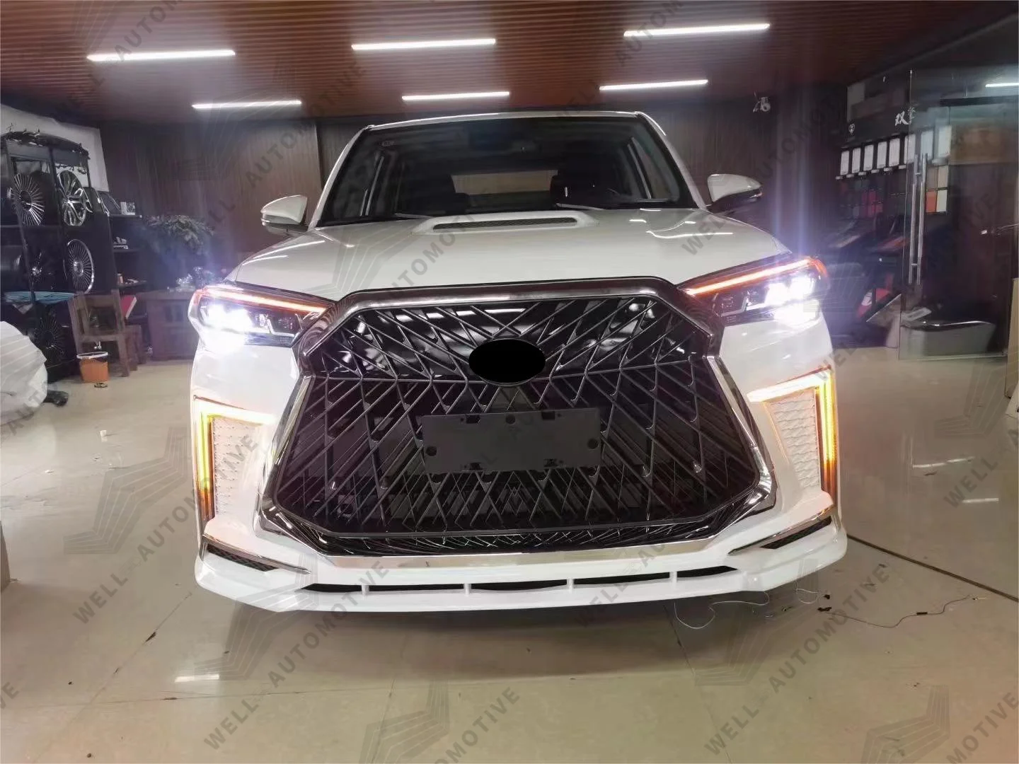 New Style Auto Body Parts Upgrade To Lx Body Kit Front Bumper Abs Grill ...