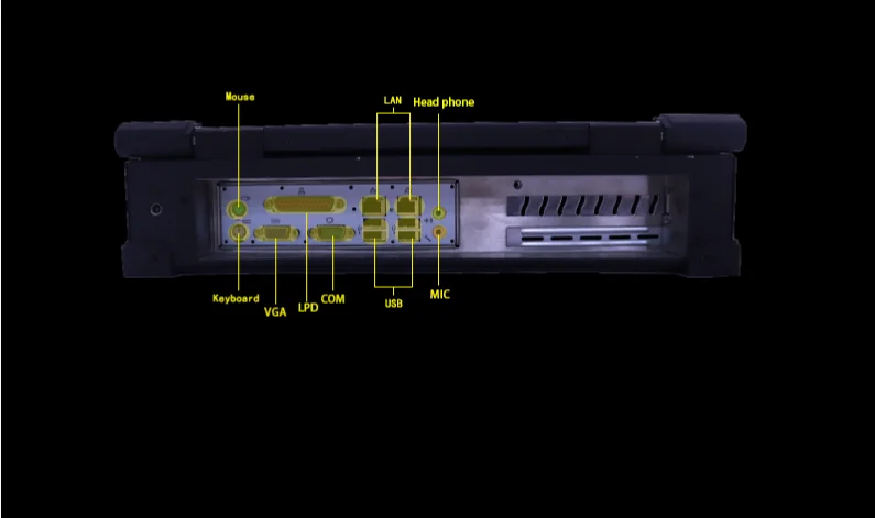 Rugged Laptop with Industrial Grade Chassis & 2 PCI Slots