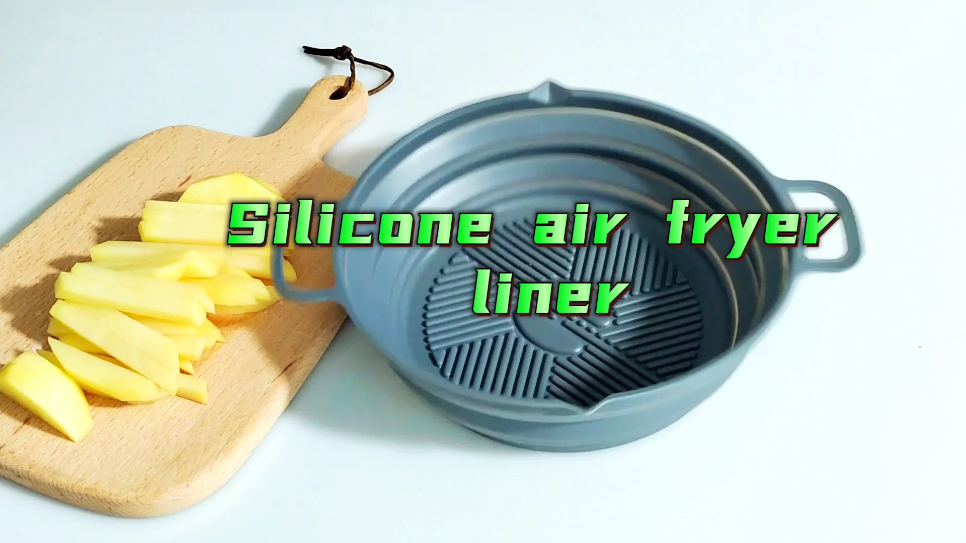 New Product Ideas 2023 Reusable Round Shaped Silicon Air Fryer Liners 8 ...
