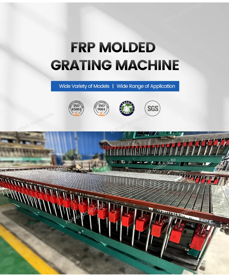 Factory Manufacture FRP/GRP Fiberglass Grating Making Machine Equipment ...