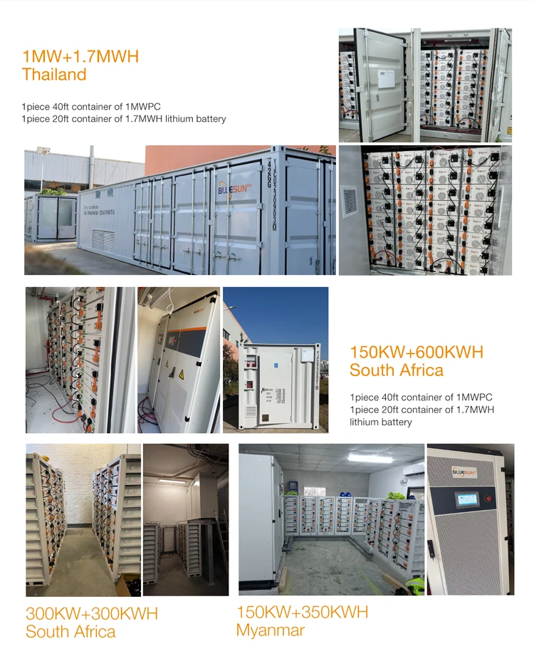 Bluesun 1MWH Container Solar Energy System with Lithium Batteries