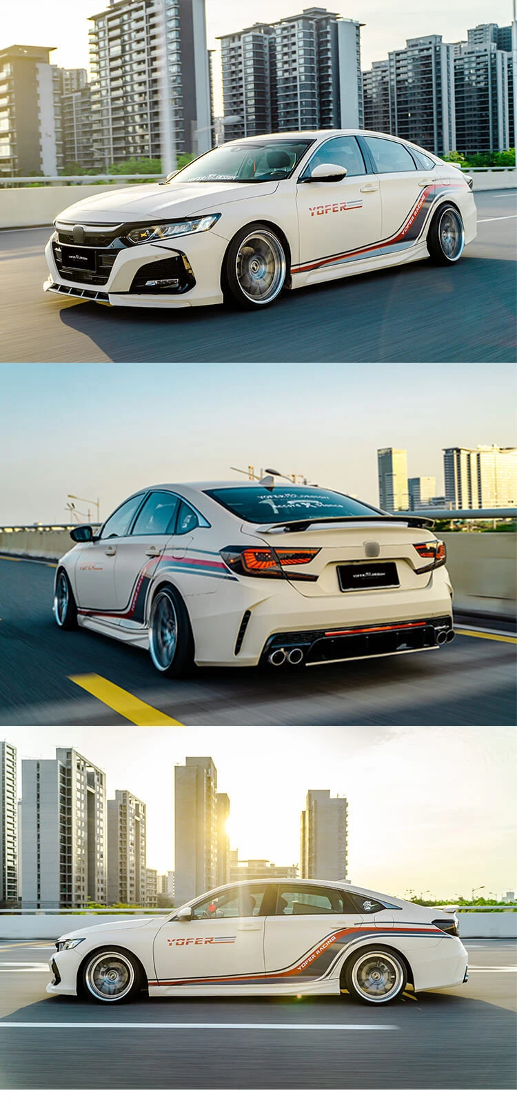 Yofer Modified Car Bumper Bodykit for Honda Accord 10th Gen