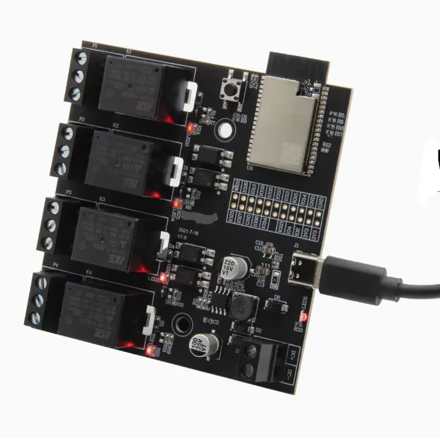 Iot Relay Board T-relay Esp32 Four-way Dc 5v Iot Relay Channel Relay ...