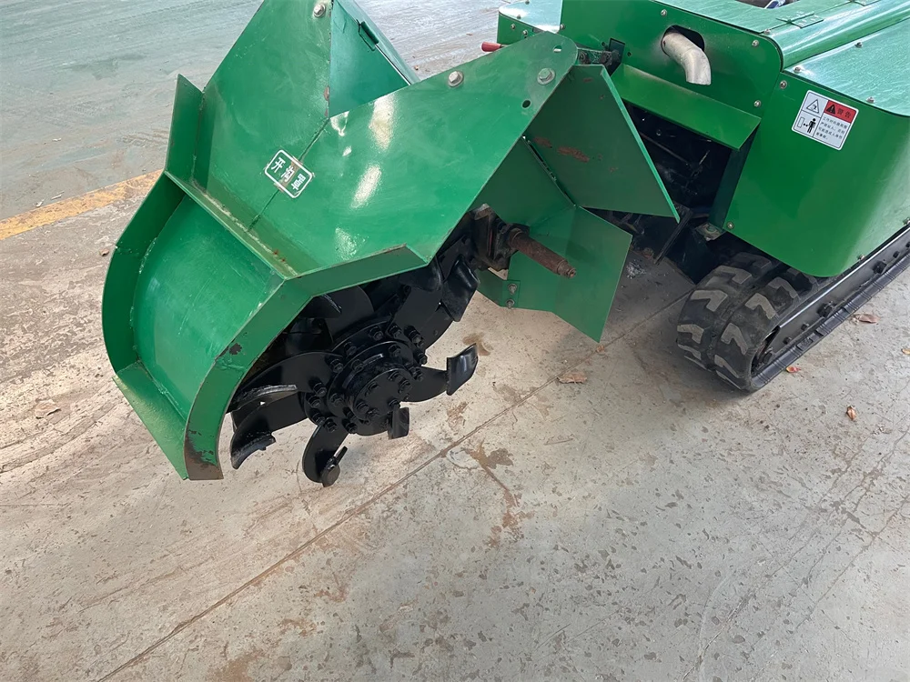 Self Propelled Crawler Ditching Machine - 30HP Rotary Tiller