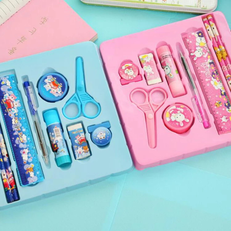 Eight Piece Stationery Set Children Birthday Gift Cute Kawaii Set ...