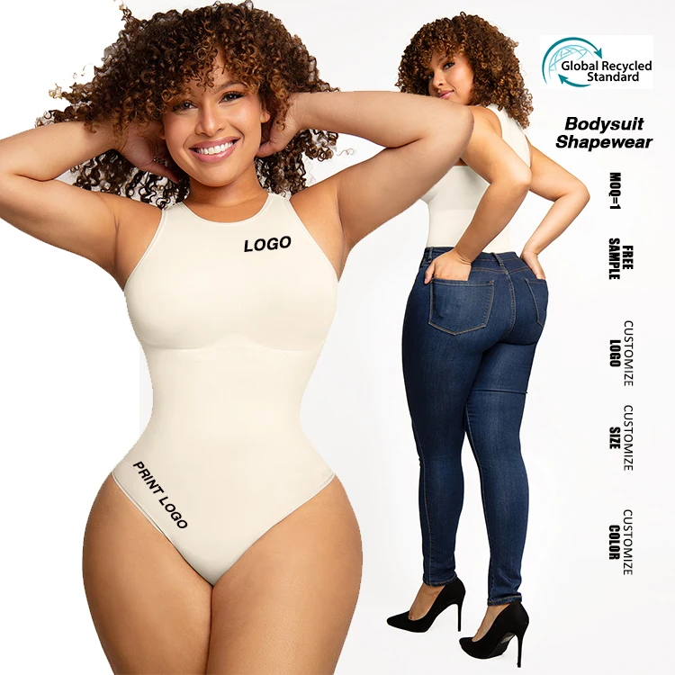 Hexin Best Selling Fashion 2023 New Design Spring Thong Tummy Control Shaper Bodysuit Shapewear ...