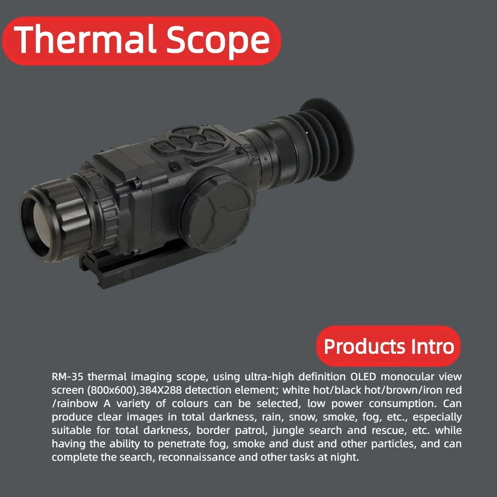 Rm-35thermal Scope Infrared Thermal Imaging Spotting Scope Infrared ...