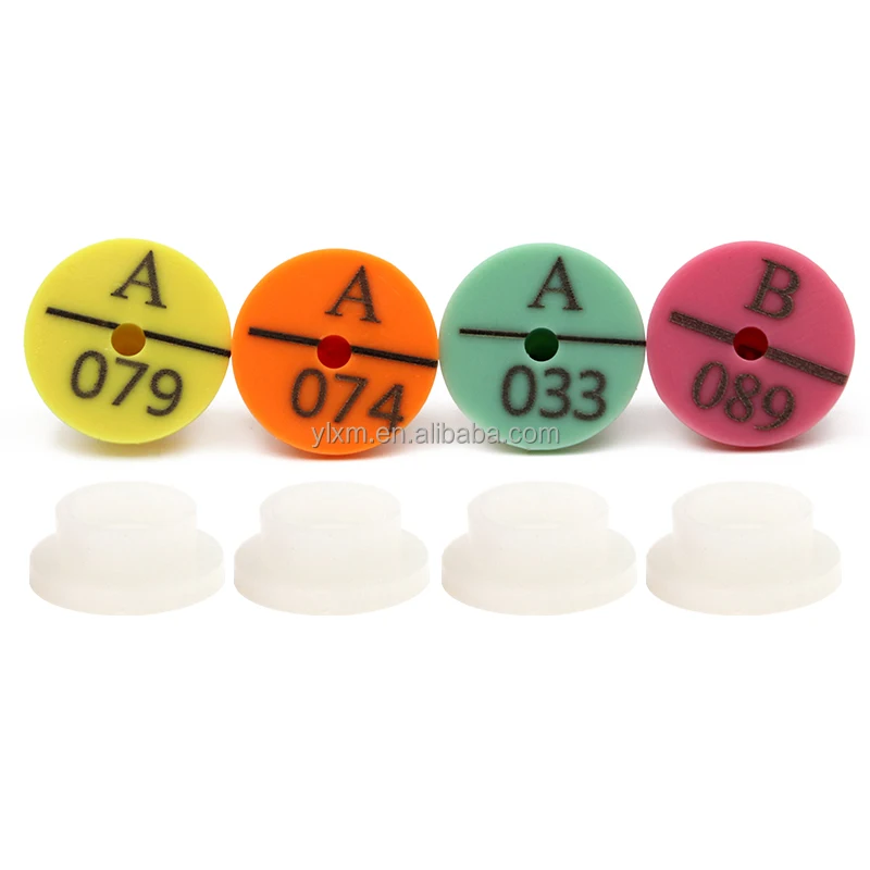 Laser Printing Rabbit Ear Label Card No. 1-100 Animal Identification ...