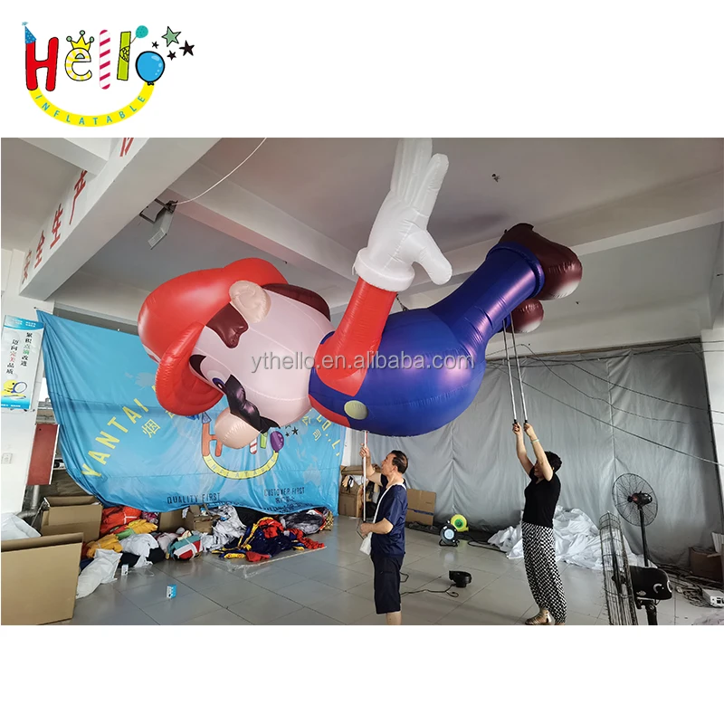 Custom outdoor advertising giant inflatable Mario model| Alibaba.com