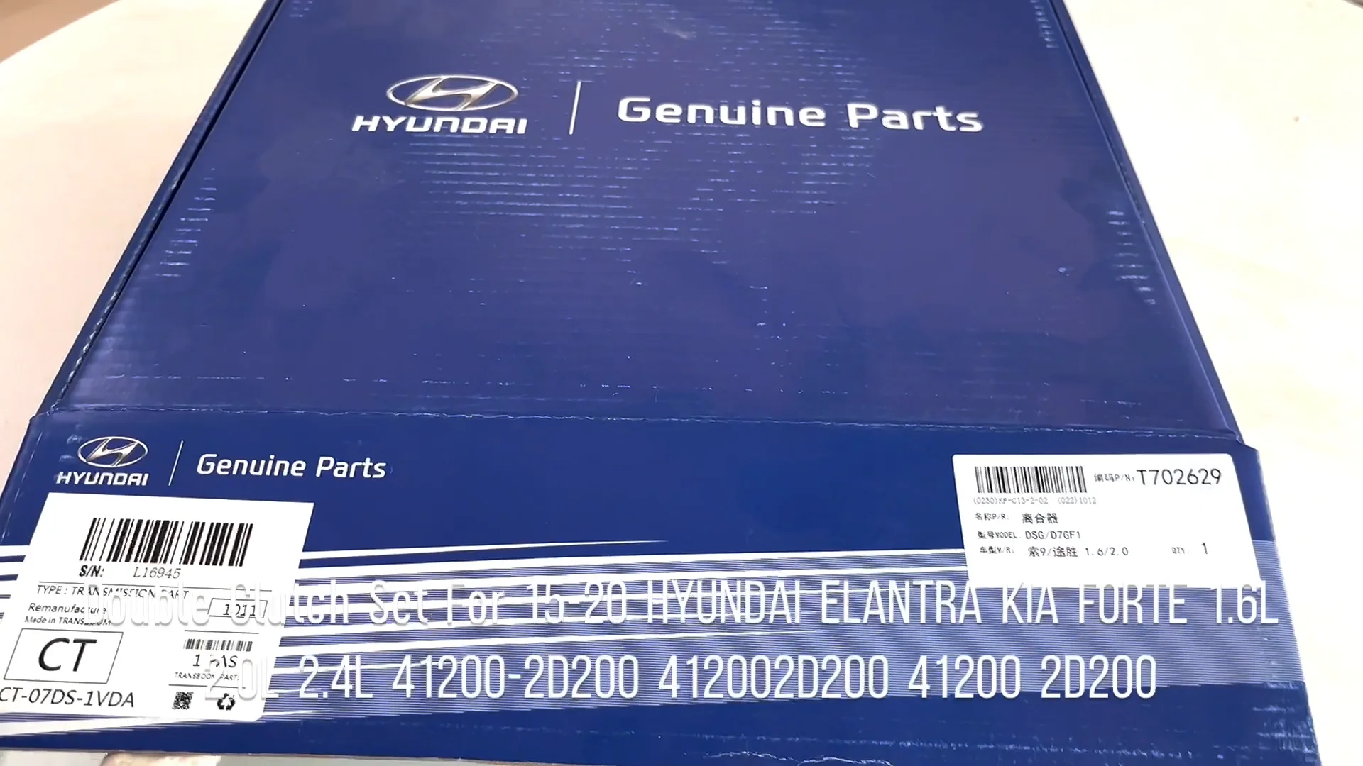 Juego De Embrague Doble Para Sonata,Oem D7uf1,412002d220,414202d000 ...