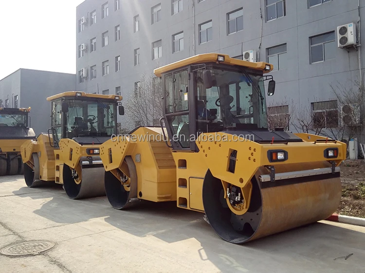 Double Drum Vibratory Roller Earth Compactor Machine New 8Ton Hydraulic ...
