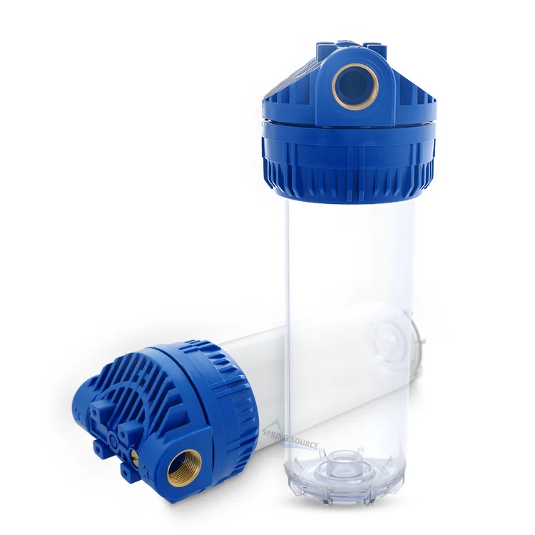 Clear Sump Water Filter Housing with Integral Mounting Bracket