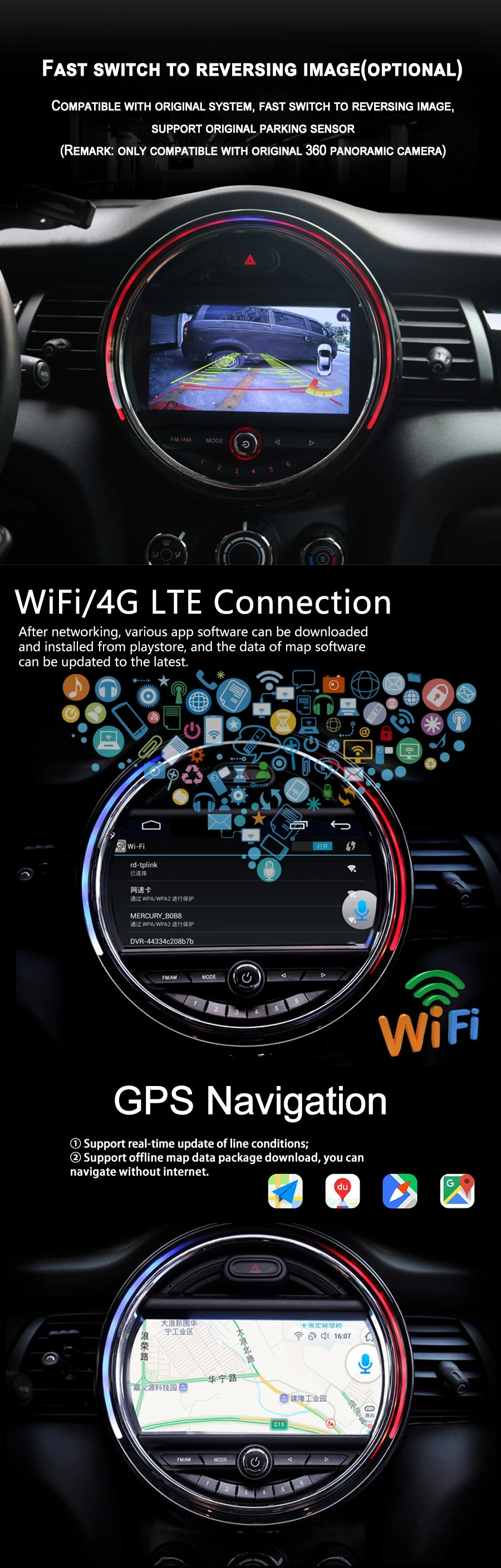 Android 12 Autoradio Screen for BMW Mini Cooper Countryman F60 2017 up ...