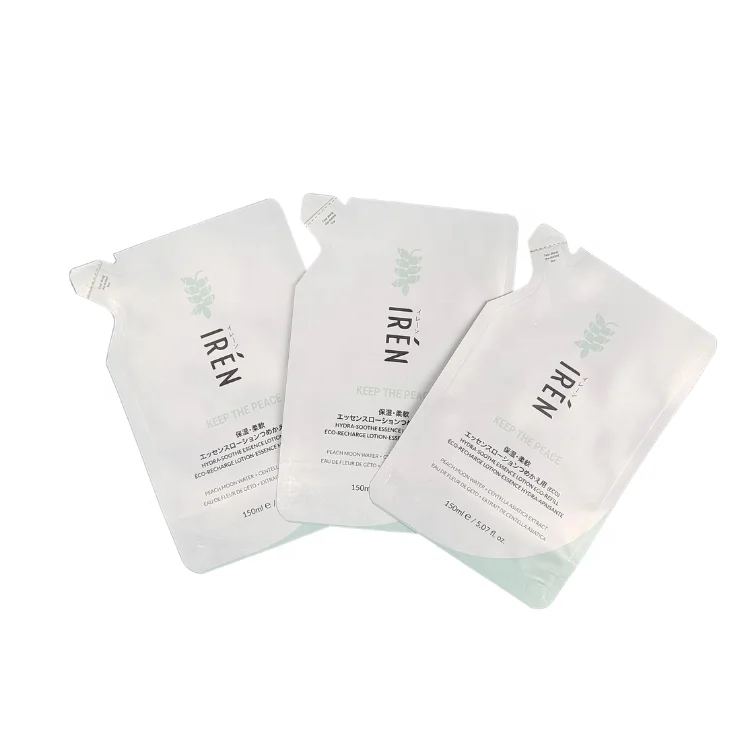 Custom Printed Small Sample Sachets Spout Shaped Bag For 2ml 5ml 10ml ...